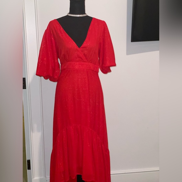 the clothing company | Dresses | The Clothing Company Red Midi Dress In ...